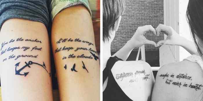 Tatuaggio Amore Fraterno: Significato, Idee e Costi | Inkme Tattoo Blog