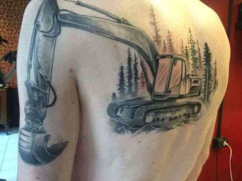 Tatuaggio Escavatore: Significato, Idee e Costi | Inkme Tattoo Blog