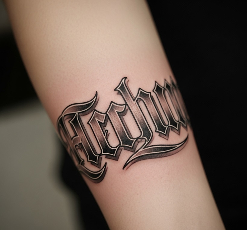 Tatuaggio Font: Significato, Idee e Costi | Inkme Tattoo Blog
